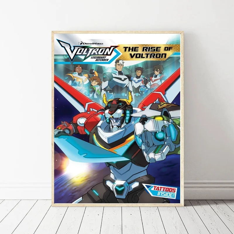 Voltron Legendary Defender Movie Art Silk Poster Prints Home Wall Decor ...