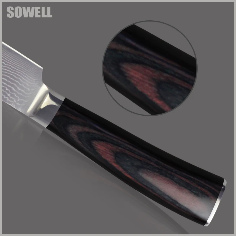 Купить диез дамаск ножи santoku шеф-повар нарезки нож aus-10 дамасской ...