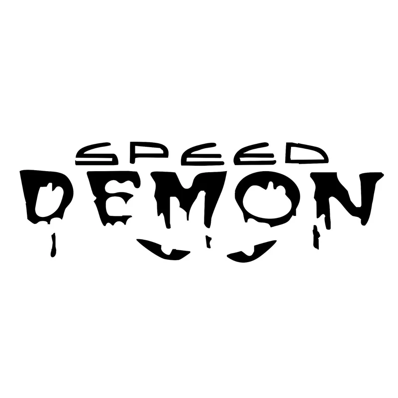 12.7cm*4m Speed Demon Fashion Vinyl Decor Car Stickers Decals S4-0806 ...