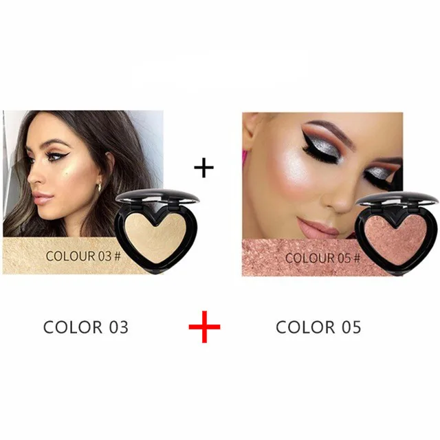 HANDAIYAN Shimmer Makeup Pallete Highlighter Illuminator Face Contour ...