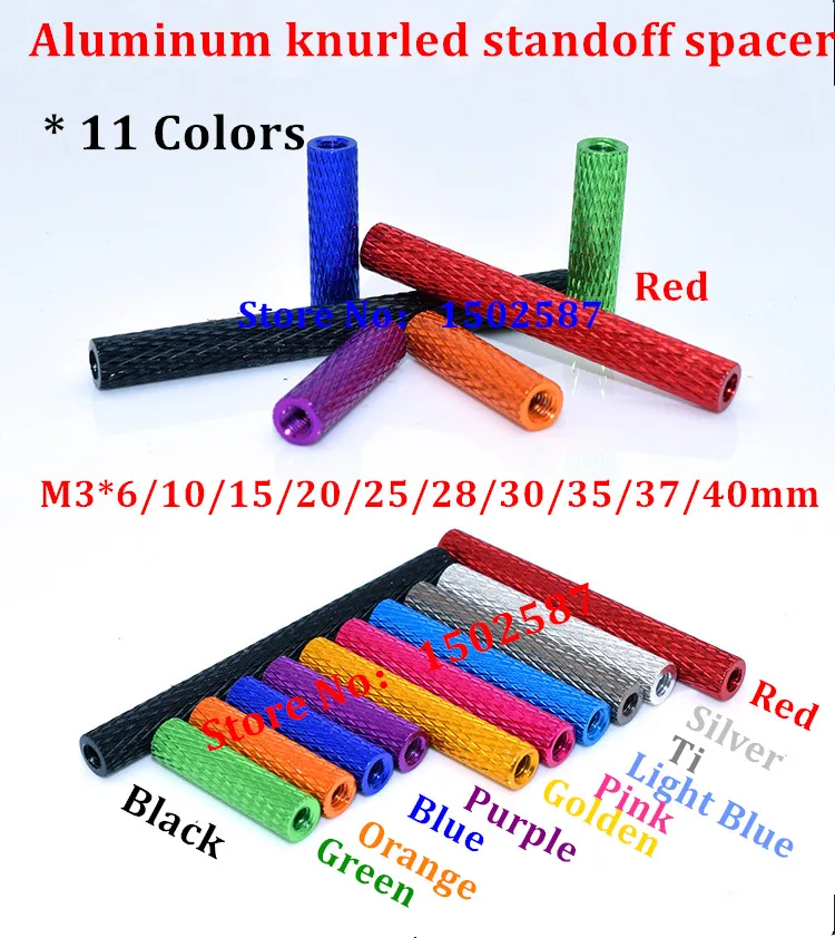 10pcs-M3-Aluminum-Standoffs-Column-post-6mm-10mm-15mm-20mm-25mm-28mm ...