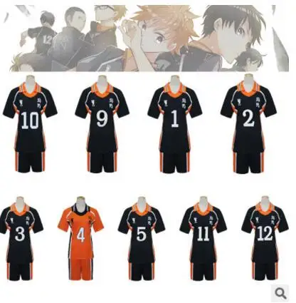 Anime Haikyuu Cosplay Hinata Jersey Karasuno High School Volleyball ...