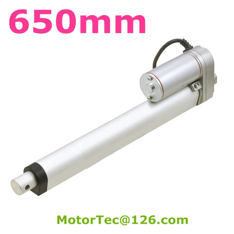 Actuador lineal eléctrico de alta velocidad, 100 mm/s, carrera de 650mm, 1600N, 160KG, capacidad ...