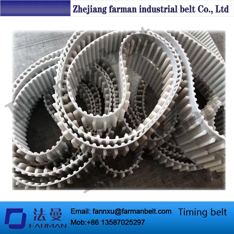 T10 Pu Cleat Seamless Timing Belt for Candy Food Process Industry ...