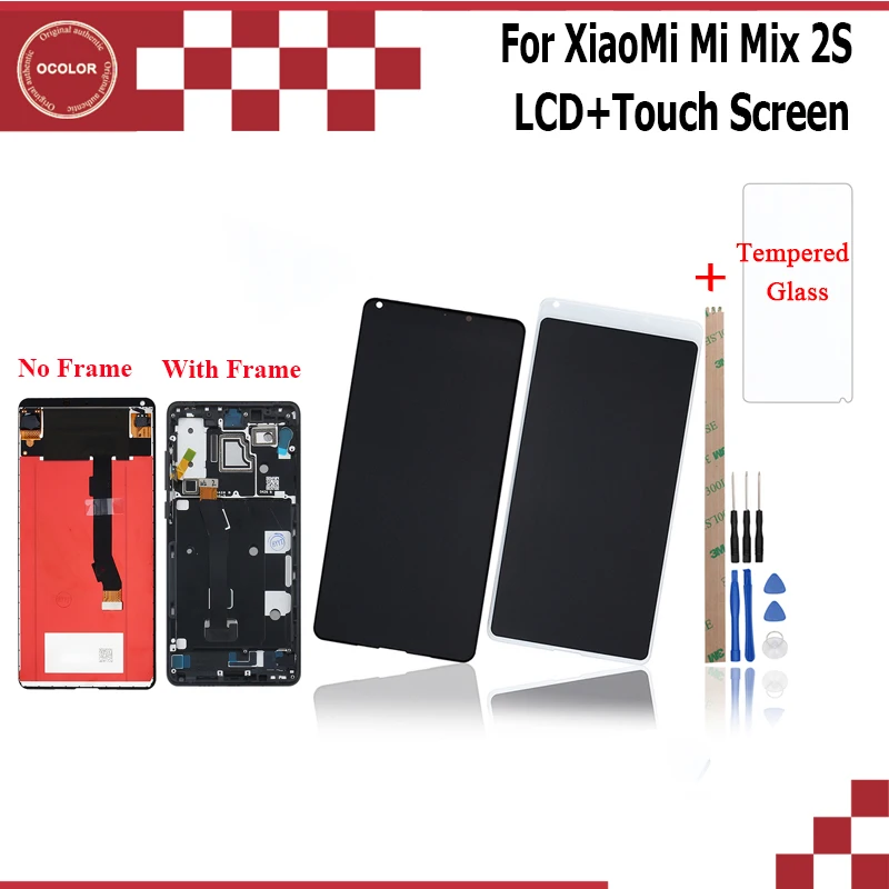 ocolor For XiaoMi Mi Mix 2S LCD Display and Touch Screen With Frame 5. ...
