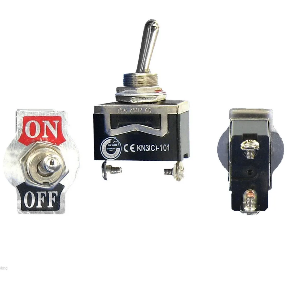 1 PC High Quality SPST Waterproof Switch Cap On Off Miniature Toggle ...