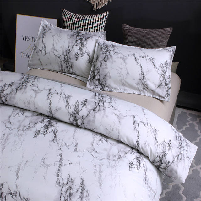 Toscane Marble Duvet Cover Bedding Set - Bedding Sets Collection