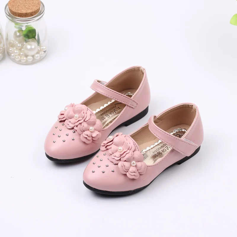 Hot SALE Kids Shoes Girls Growing Sneakers 2017 Spring Flower Fashuon ...