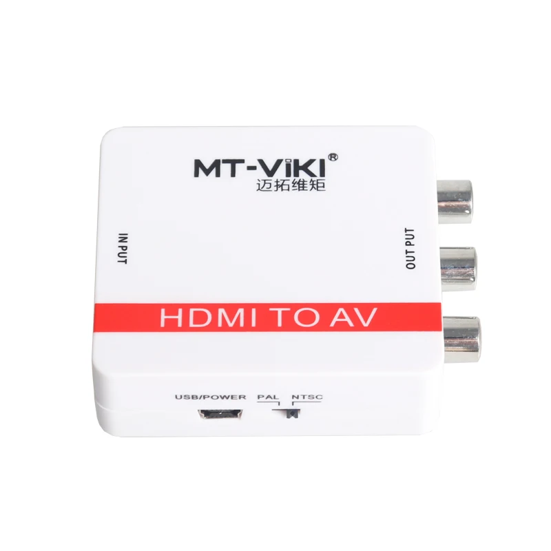 Mt Viki Digital Hdmi To Analog Rca Video Converter Pal Ntsc Switch Cvbs Lr Av Synch Adapter Usb