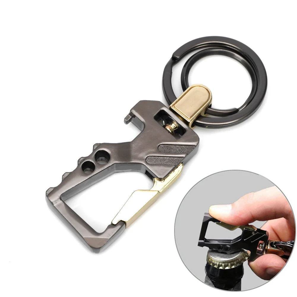1pcs Carabiner Key Chain and Unique Men Car Keychains Bottle Opener ...