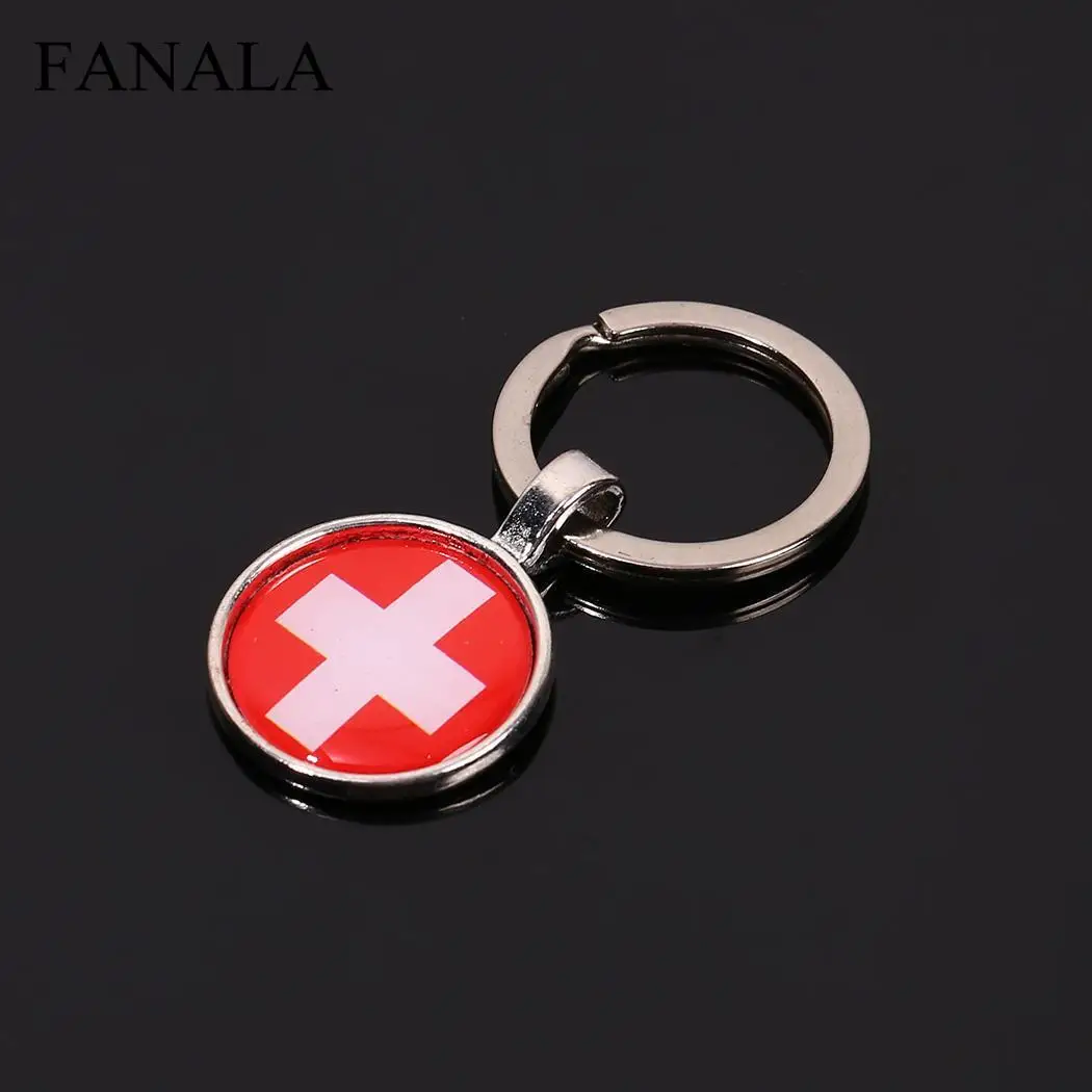 Different Cup Football Team World Countries Flag Pattern Key Ring|Key ...