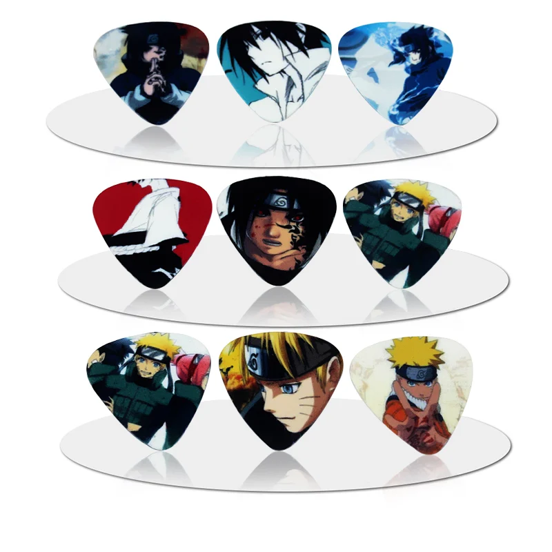 10pcs Hot Picks Fashion10pcs Naruto Cartoon Guitar Picks Thickness 0 ...