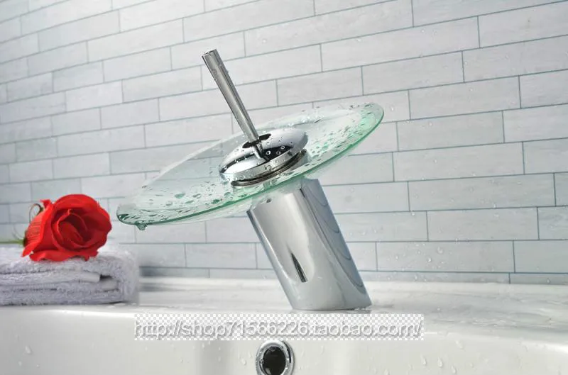 Opshacom , circle glass waterfall hot and cold faucet|faucet direct ...