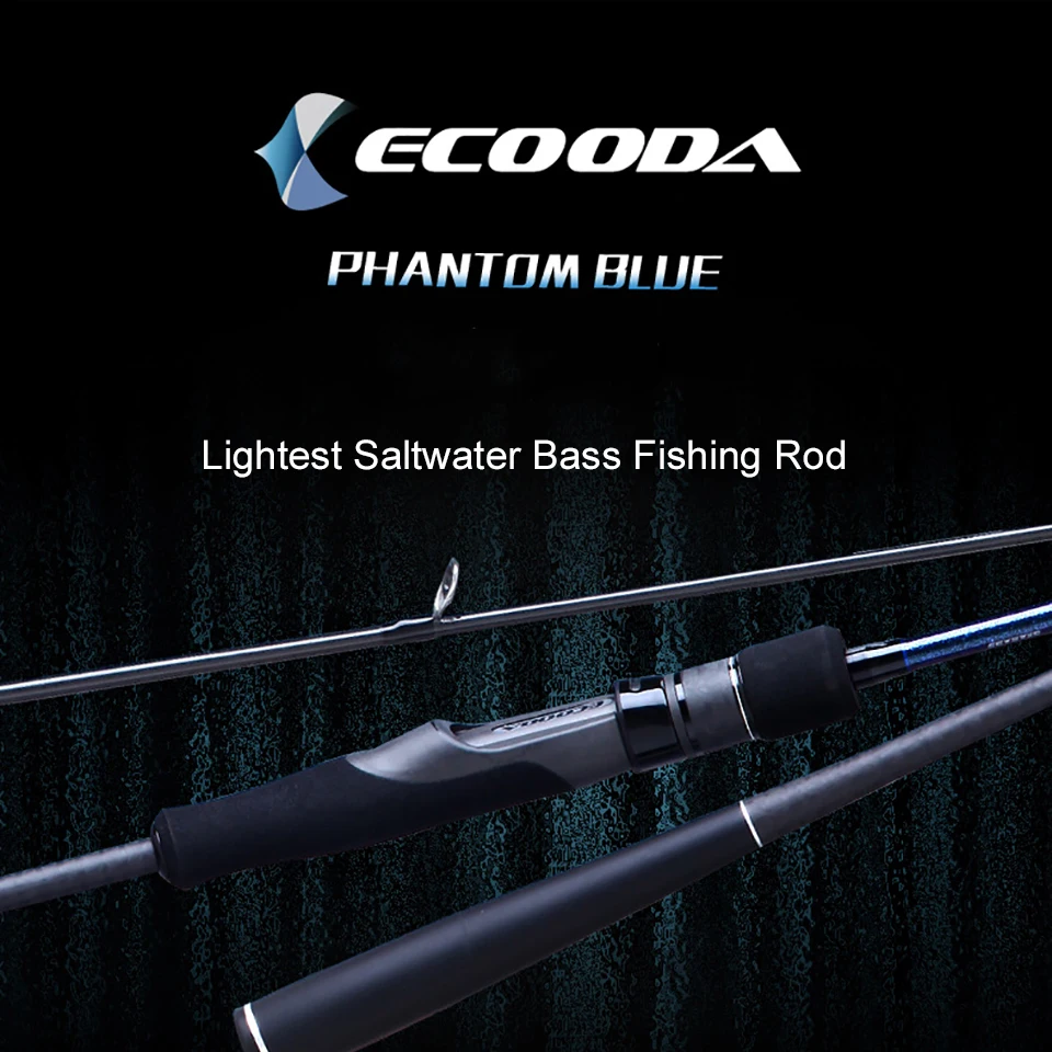 Ecooda 2.3M 2.6M Carbon Fiber Sea Fishing Rod Lightest Freshwater ...