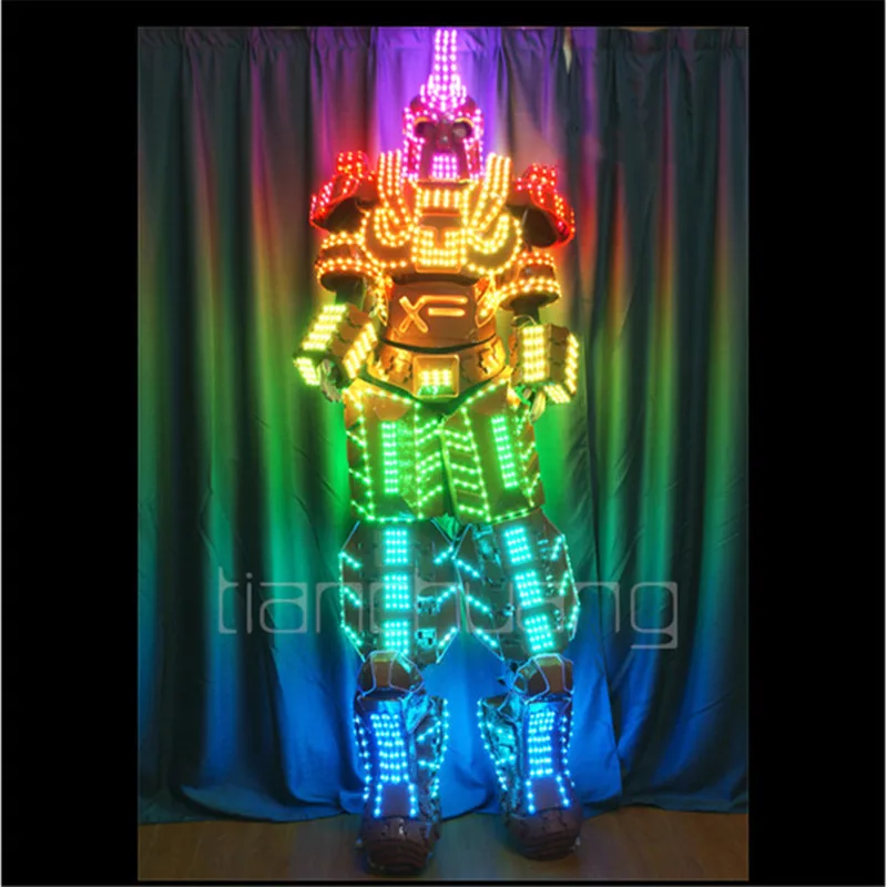 TC-138Programmable-Full-color-RGB-led-robot-men-costumes-luminous-light ...