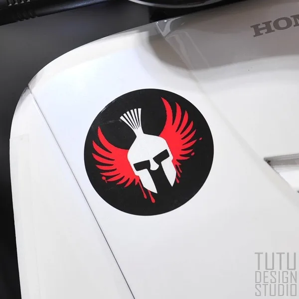 TDS Car Stickers For X LITE JorgeLorenzo Spartan LOGO Reflective ...