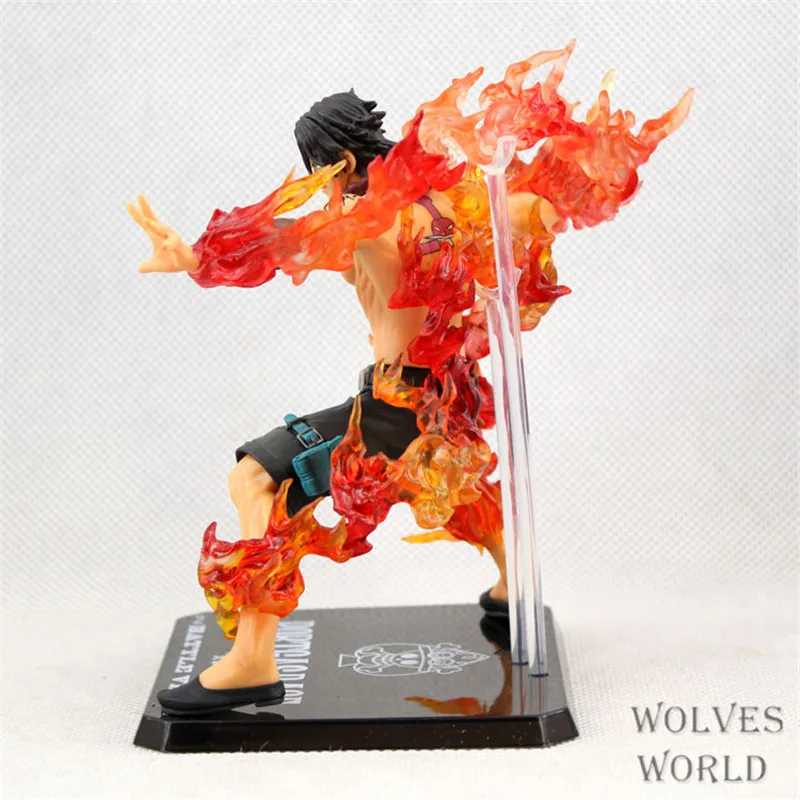 One Piece Portgas D Ace Battle Version Fire Fist Ace Action Figure ...