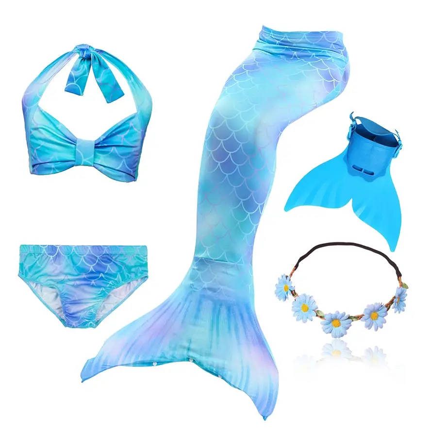 Swimming Mermaid Tails Cosplay Costume Full Set - AllCosplay.com