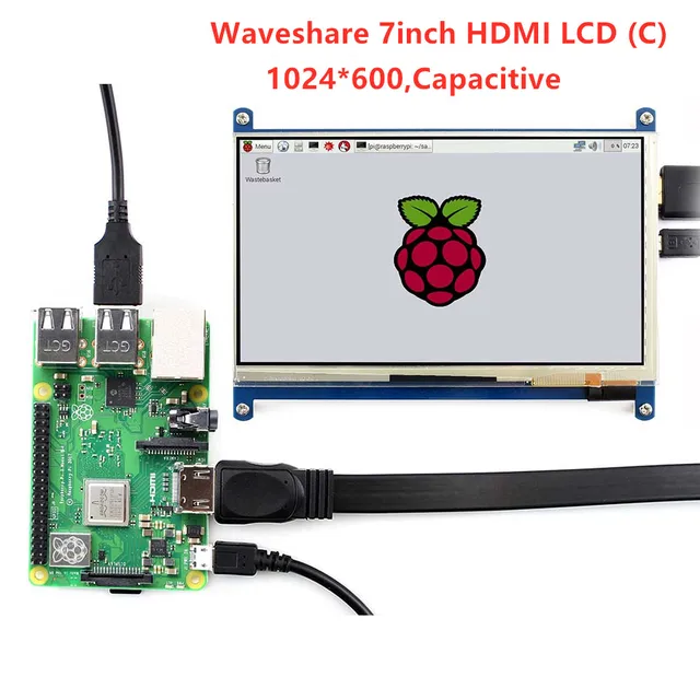 Waveshare 7'' Display , 7inch HDMI LCD (C) ,Capacitive Touch Screen ...