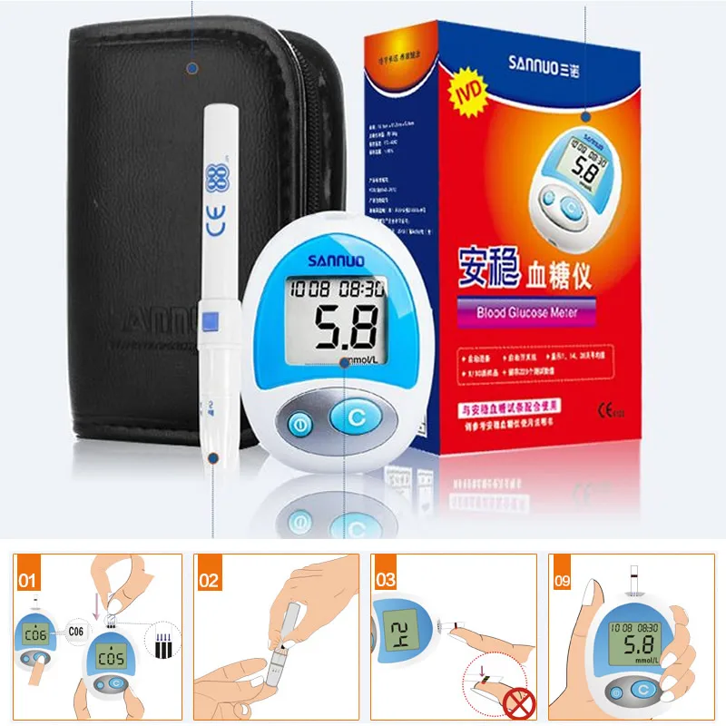 Blood Glucose Instrument Stable Blood Sugar Measuring Instrument