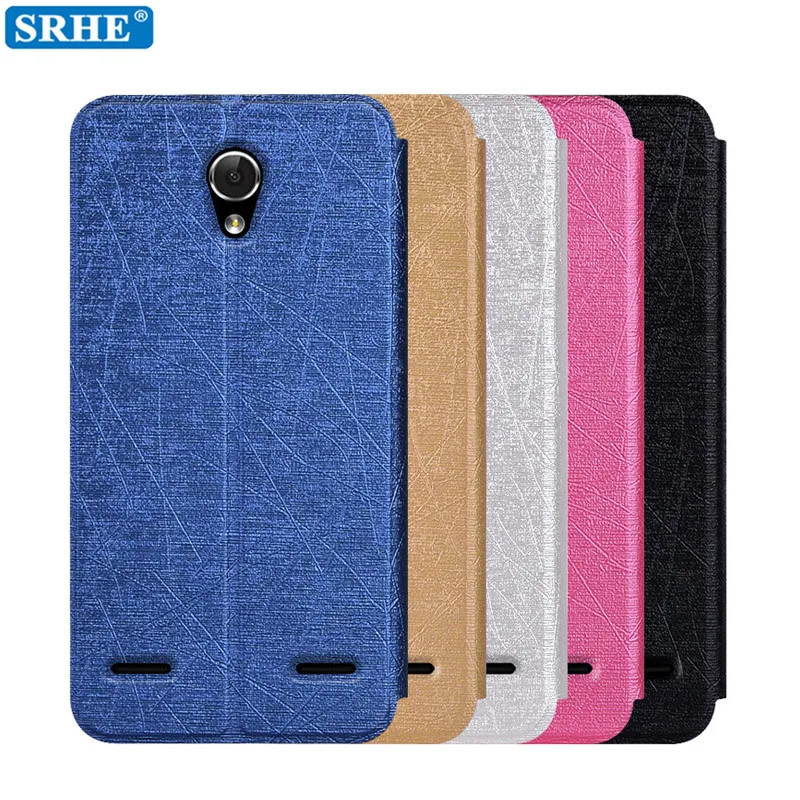 ZTE Blade A603 Case Flip Original PU Leather Back Cover Phone Coque ...