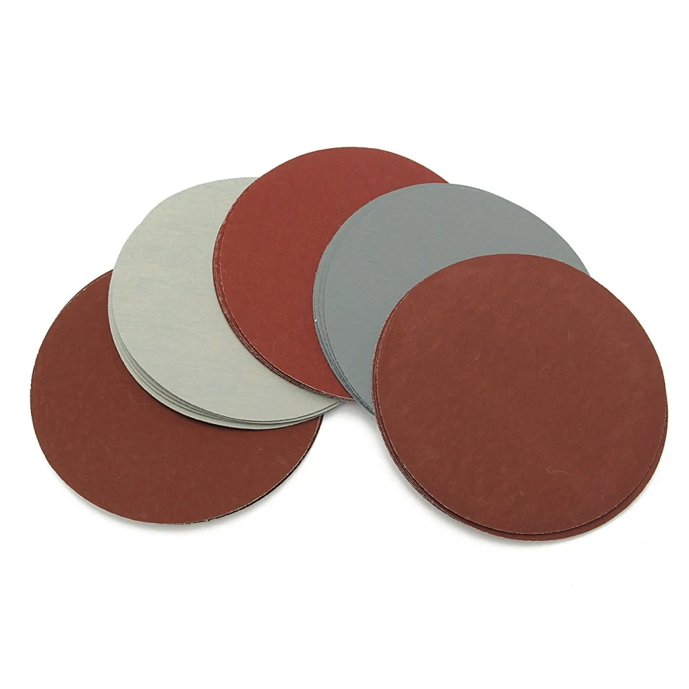 30pcs 125mm 5 Grit 800 1000 1200 1500 2000 3000 Sanding Discs Hook
