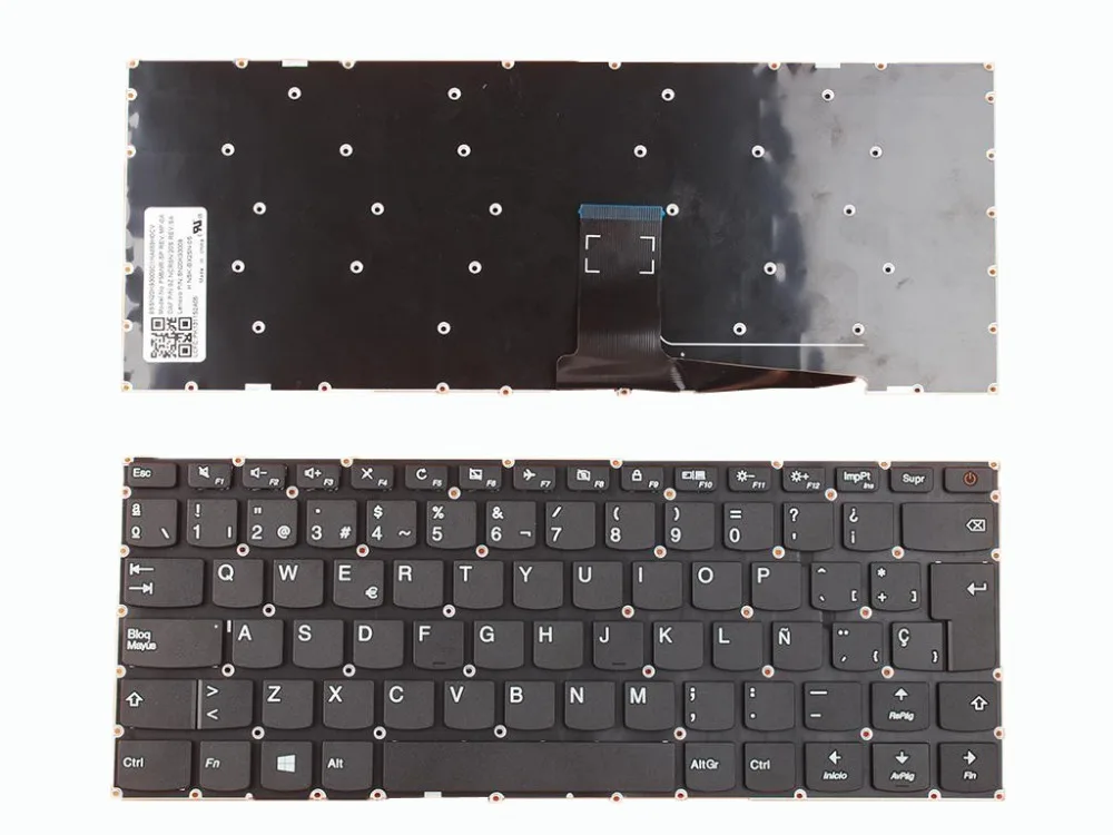 New SP Laptop Keyboard For LENOVO Ideapad 110 14 BLACK win8 Without ...