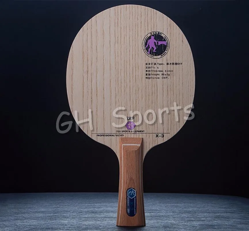 Ritc 729 Friendship X-3 (x3, X 3) Wood Table Tennis Blade Pingpong ...