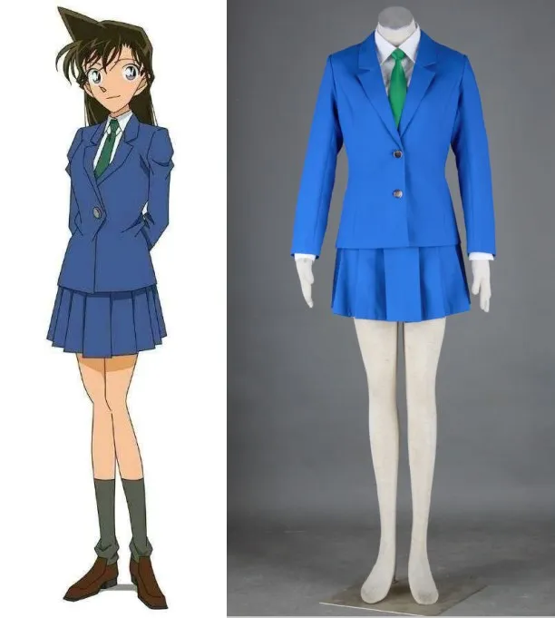 Detective Conan Mouri Ran uniform cosplay halloween Costumes-in Anime ...