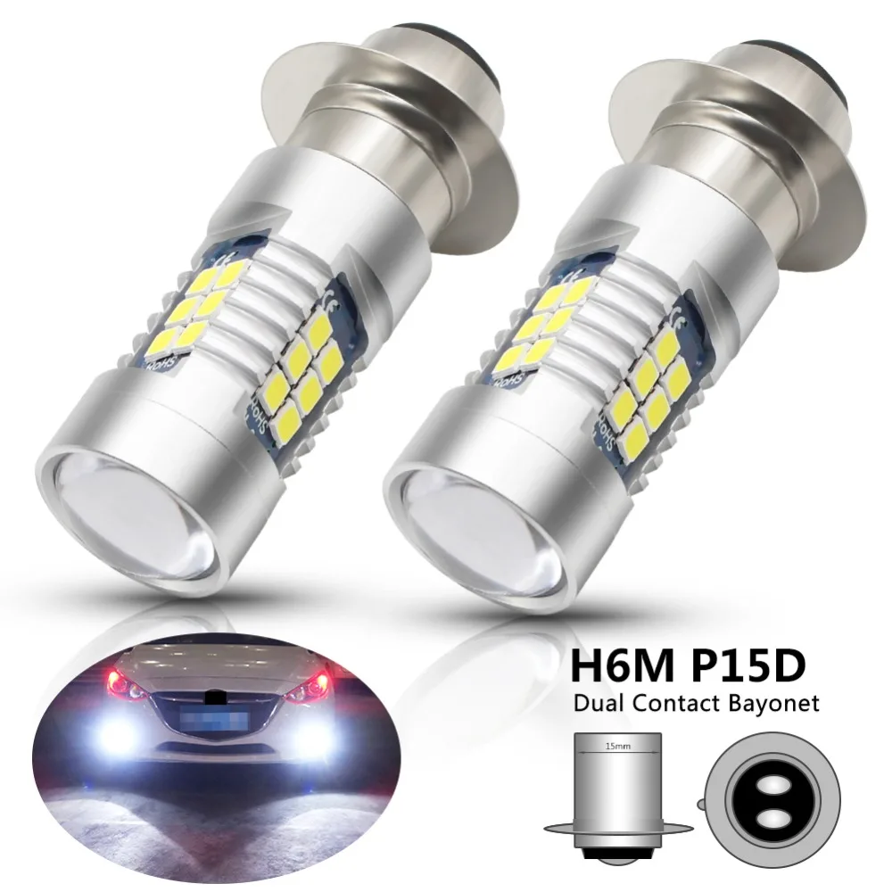 2pcs-H6M-P15D-LED-Bulb-Fog-Lights-Car-Lamp-LED-Auto-Light-Bulbs-3030 ...