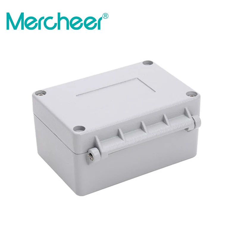Free shipping 100*68*50mm waterproof die casting hinged aluminum ...