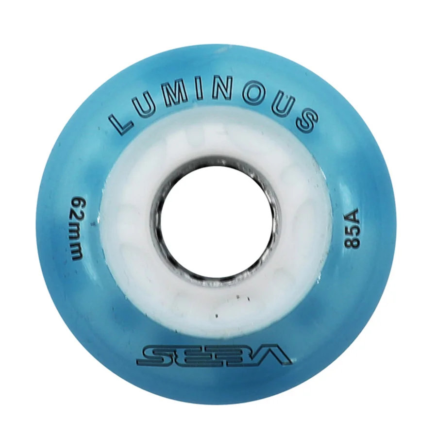 Original SEBA LUMINOUS LED Flash 62 64 68 70mm Inline Skate Wheels LED ...