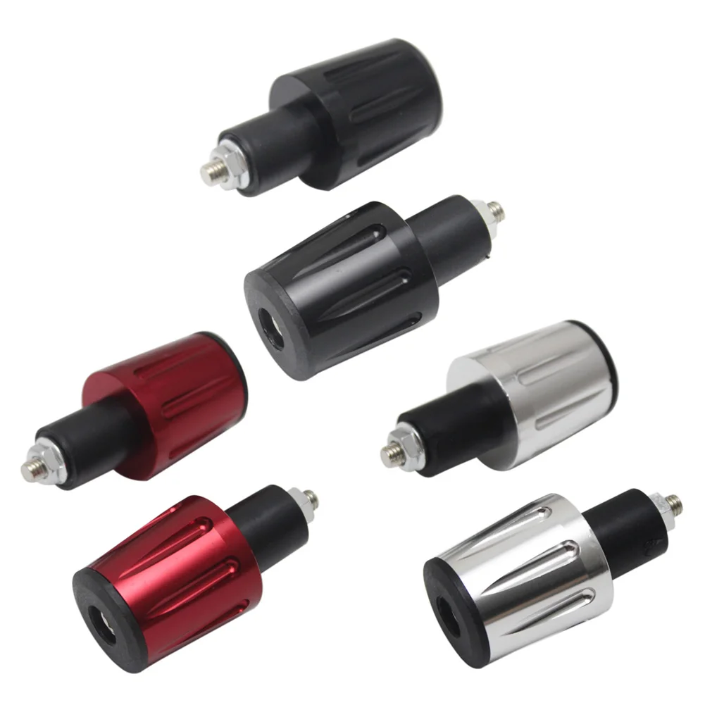 22mm Universal Motorcycle Handlebar Ends Grip Anti Vibration Plug