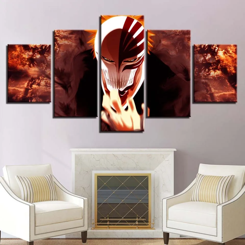 HD Print Bleach Canvas Paintings Wall Art Framework For Living Room ...