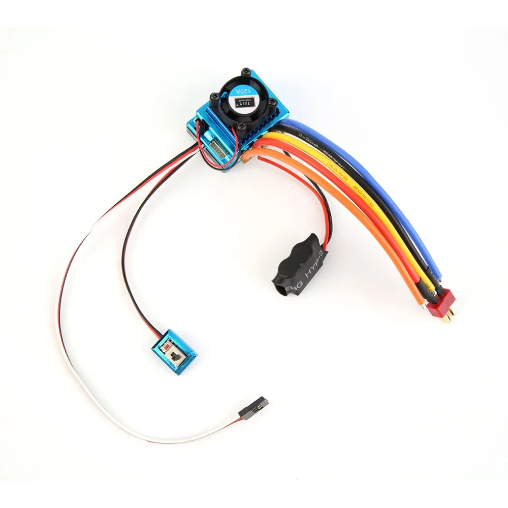 1pc Brushless 120a Esc 120a Sensored Brushless Speed Controller For 1/8 ...