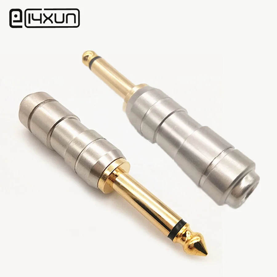 1pcs 6.35mm 1/4" Male Mono Plug 6.5mm Audio Plug Jack Connector 6.5 ...