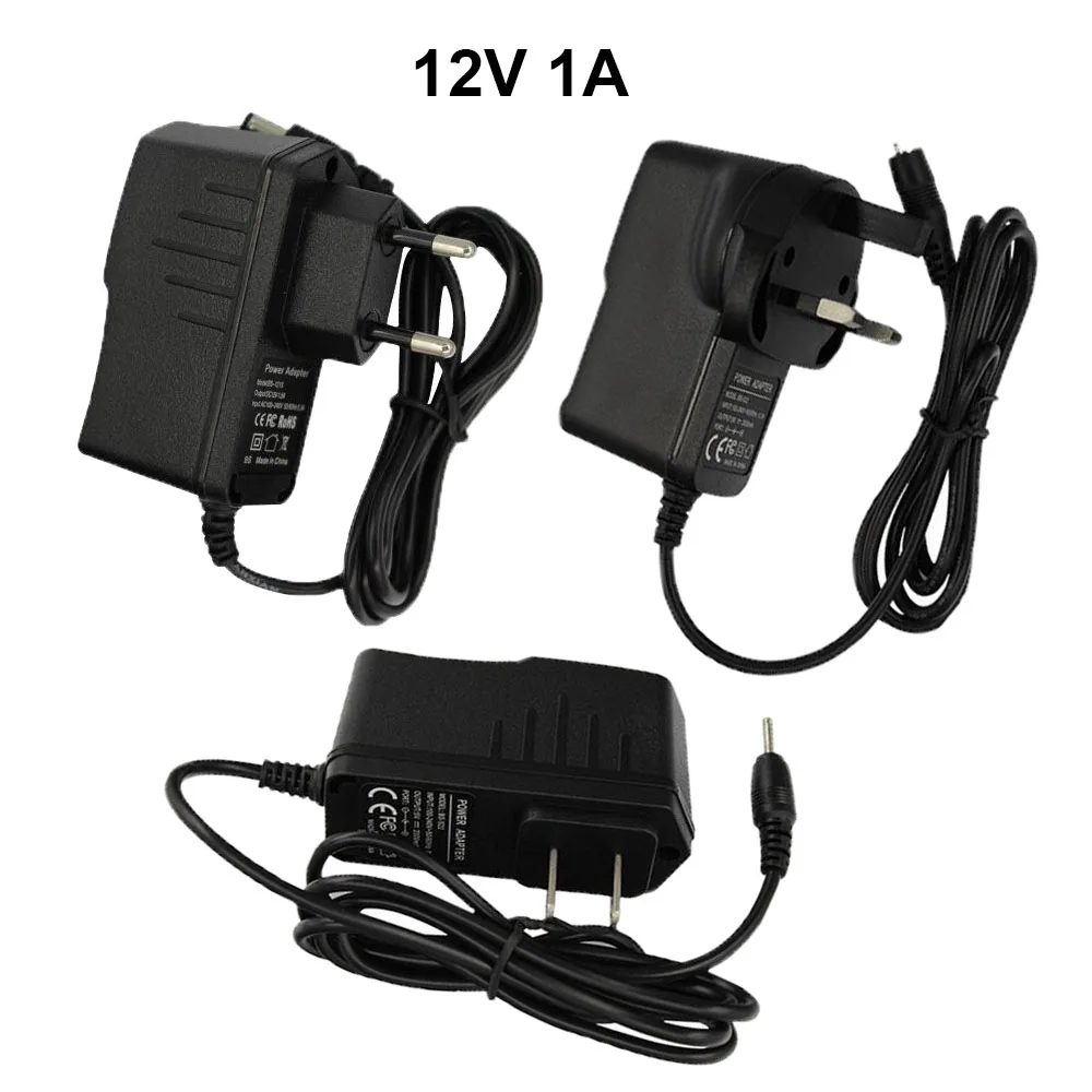 CCTV Camera Power Adapter 12v 1A power supply 1.2M Cable EU US UK plug ...