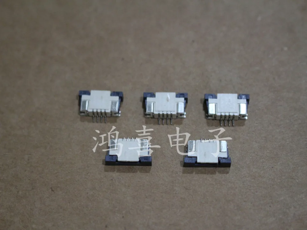 Wzsm New Ffc Fpc Ribbon Flat Cable Connector Socket 1.0mm Pitch Spacing ...