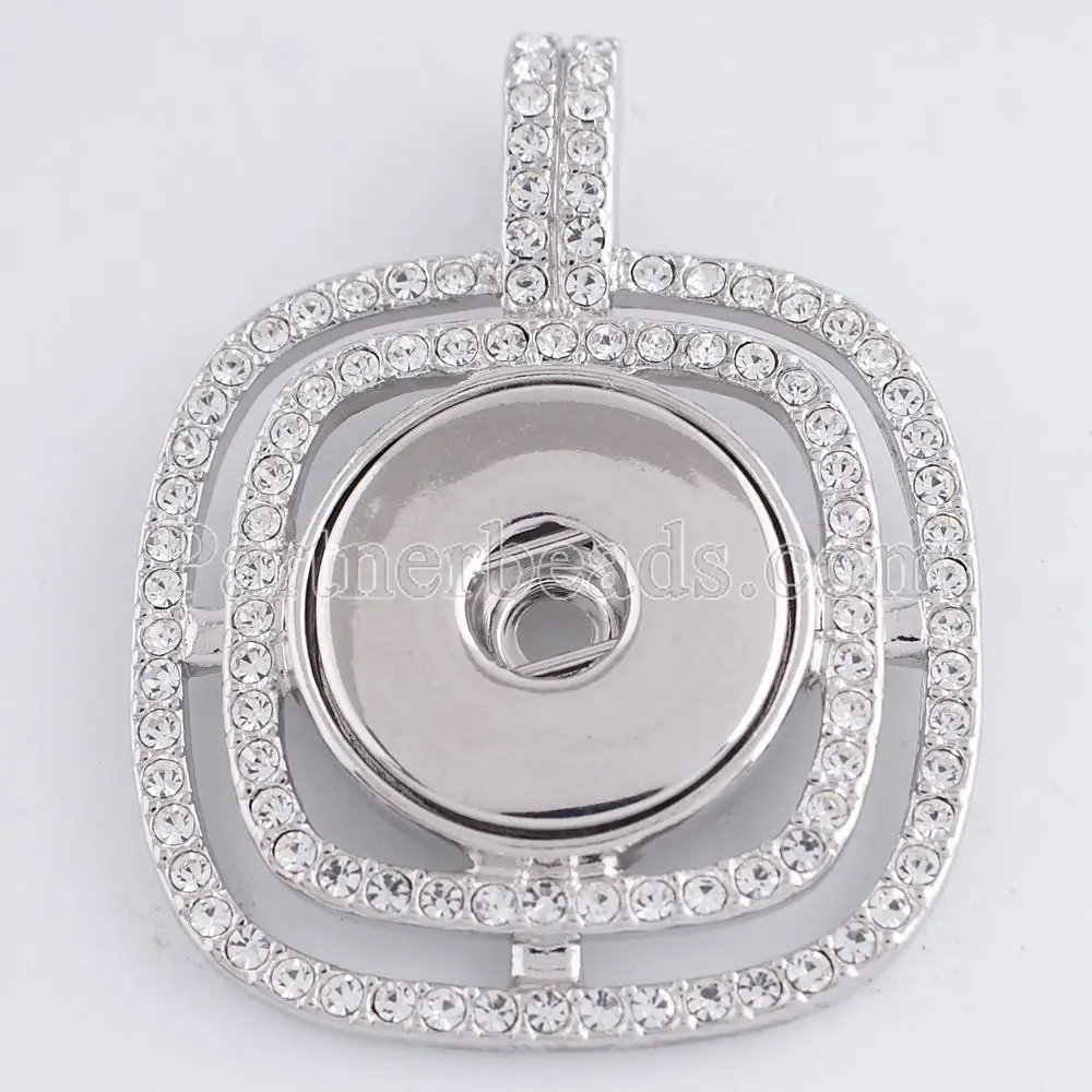 New arrival metal Pendant snap button charms fit for snap necklace 18 ...