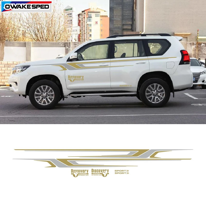 World Map Discovery Sport Vinyl Decal For Toyota Prado Land Cruiser Car ...