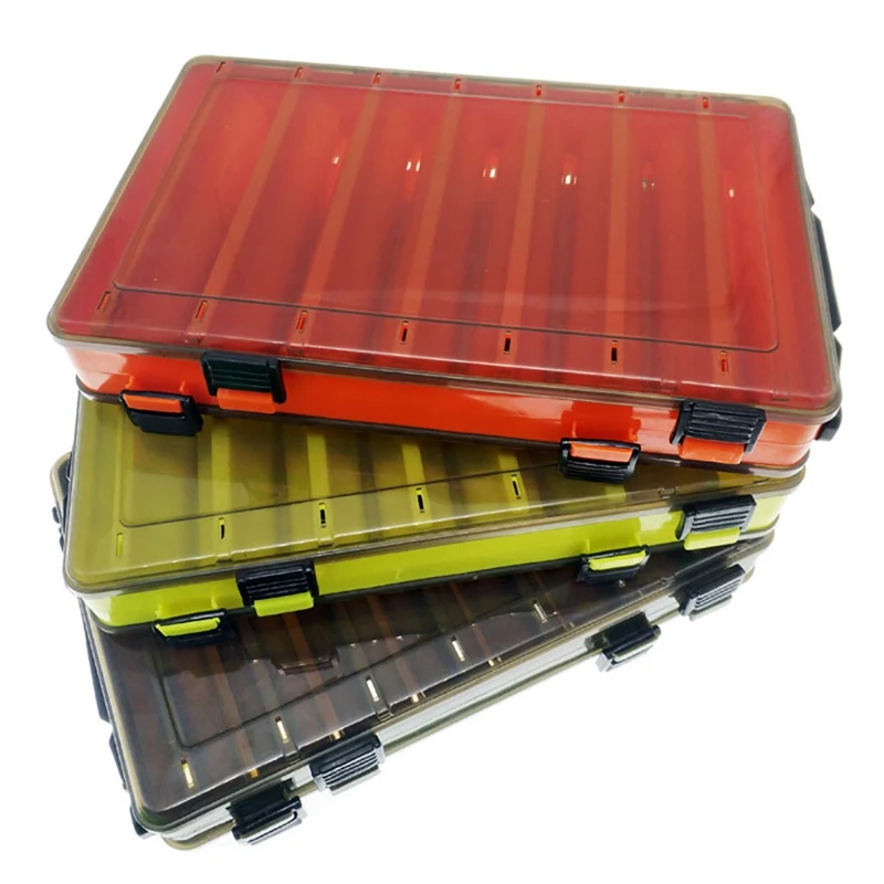 TOP Fishing Lure Box Double Sided Tackle Box Fishing Lure Egi Squid Jig ...