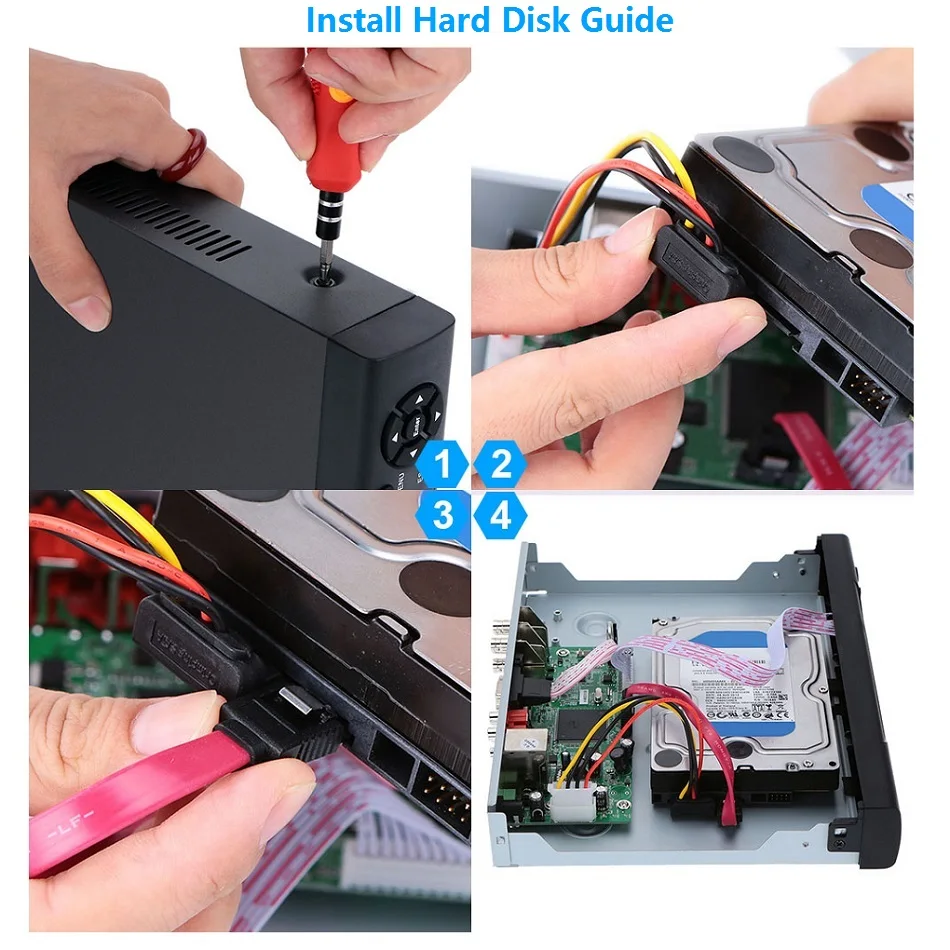 Best Seller Hiseeu 4CH 8CH 1080P 5 in 1 DVR video recorder for AHD ...