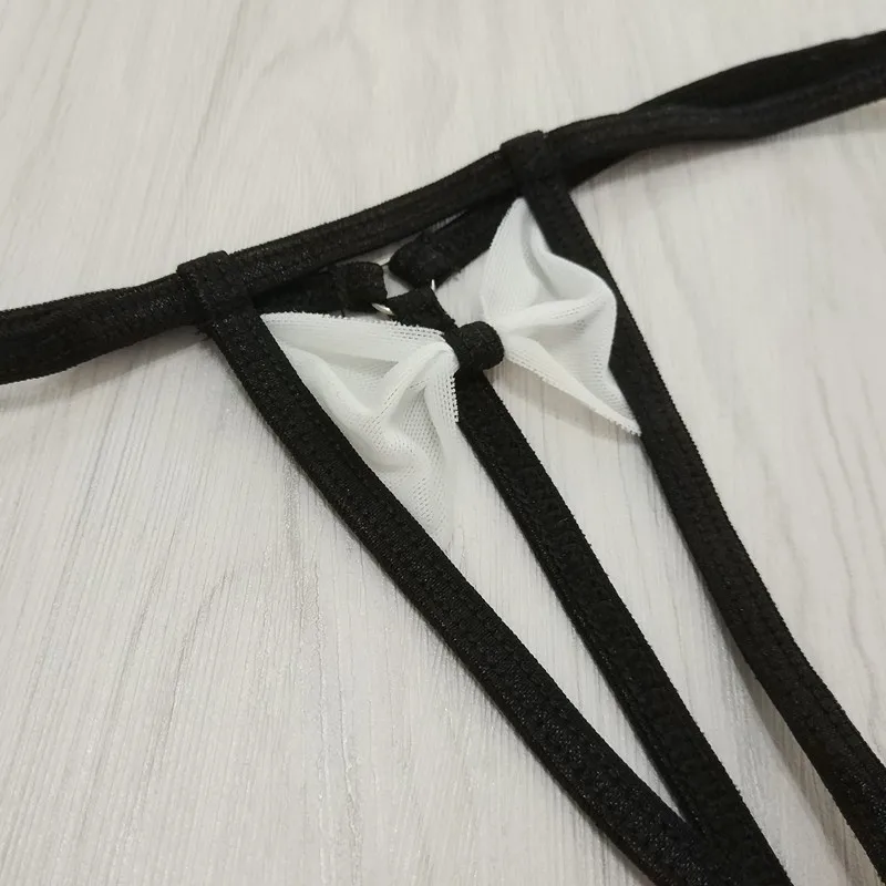 Extreme Hot Sexy Lingerie Set Open Crotch Women Mini Micro Erotic ...