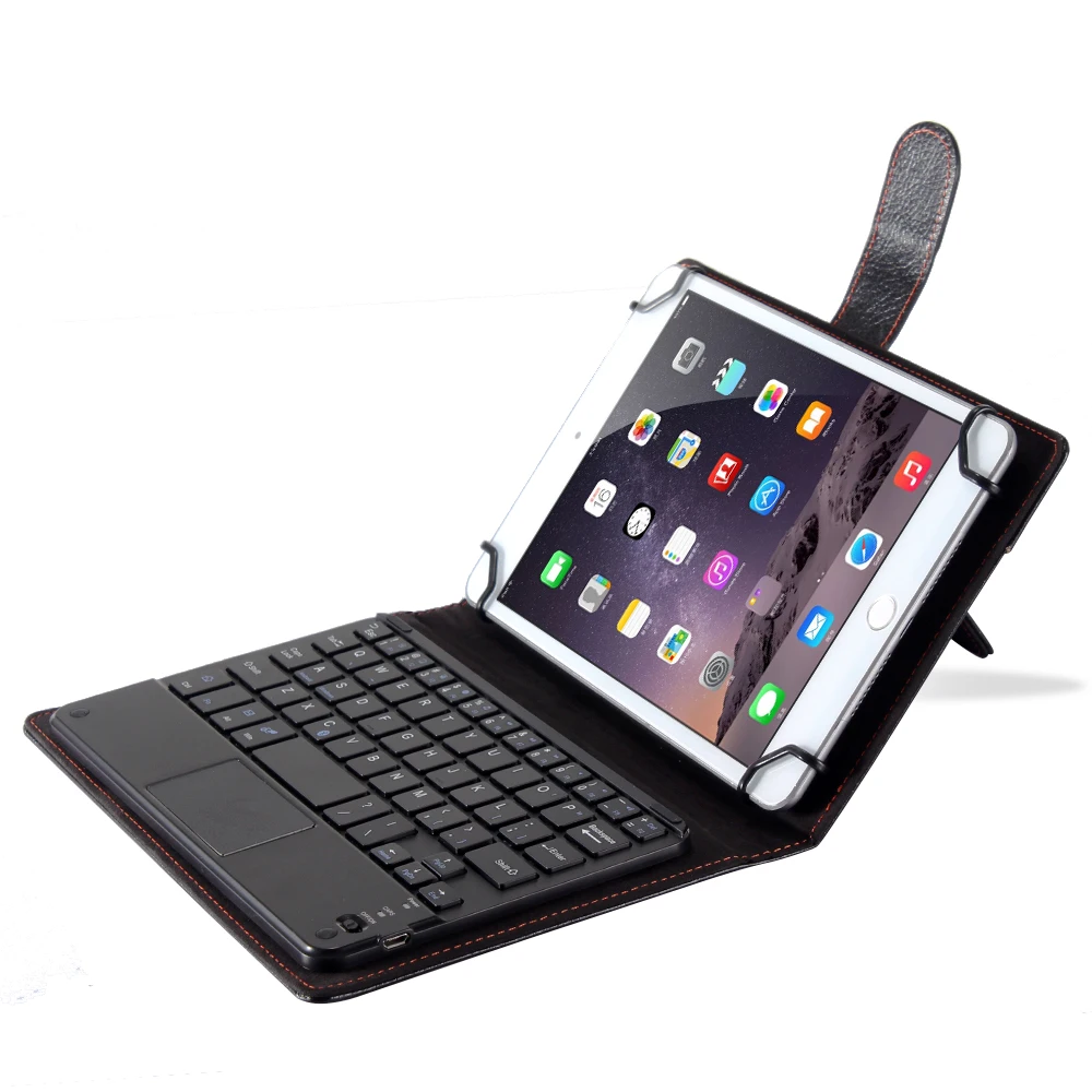 Universal 7 10 inch Removable Wireless Bluetooth Keyboard Leather Case ...