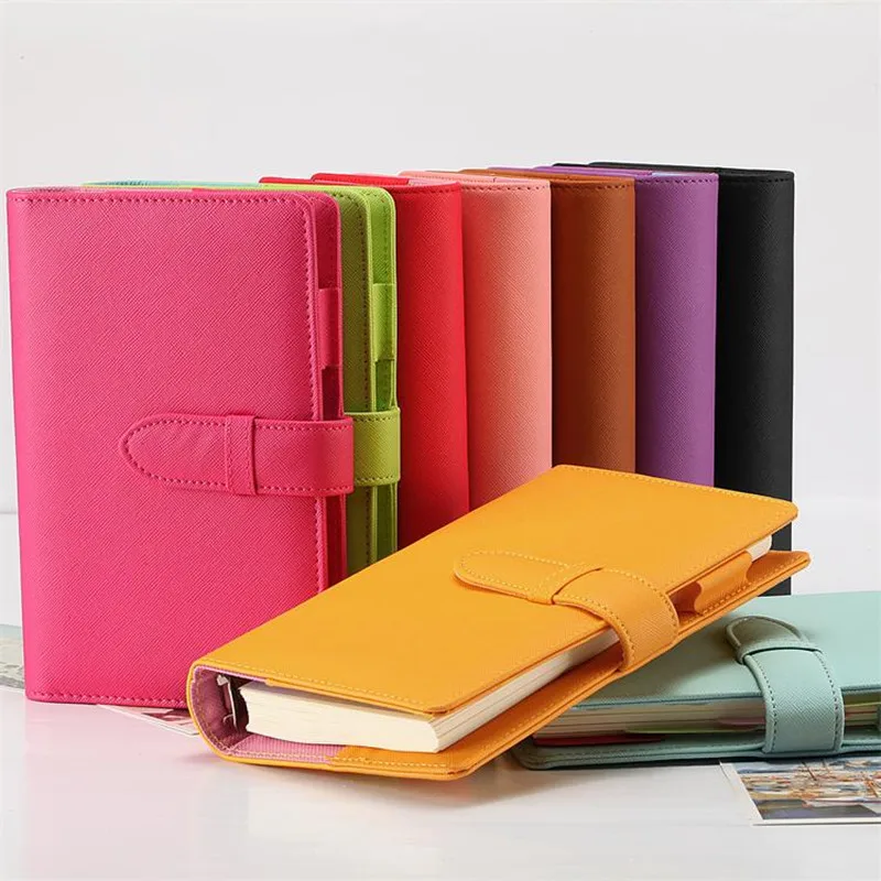 A5 A6 vintage leather loose leaf notebook books commercial diary ...