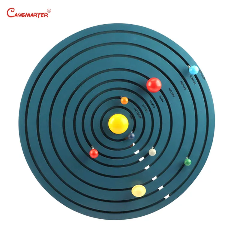 Rotate Planets Montessori toys Wooden solar system Toys & Games Games ...