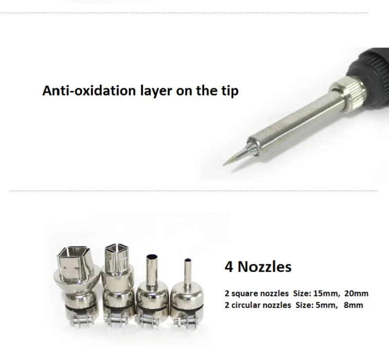 ATTEN AT8502D Hot Air Rework and Soldering Station- 2-in-1