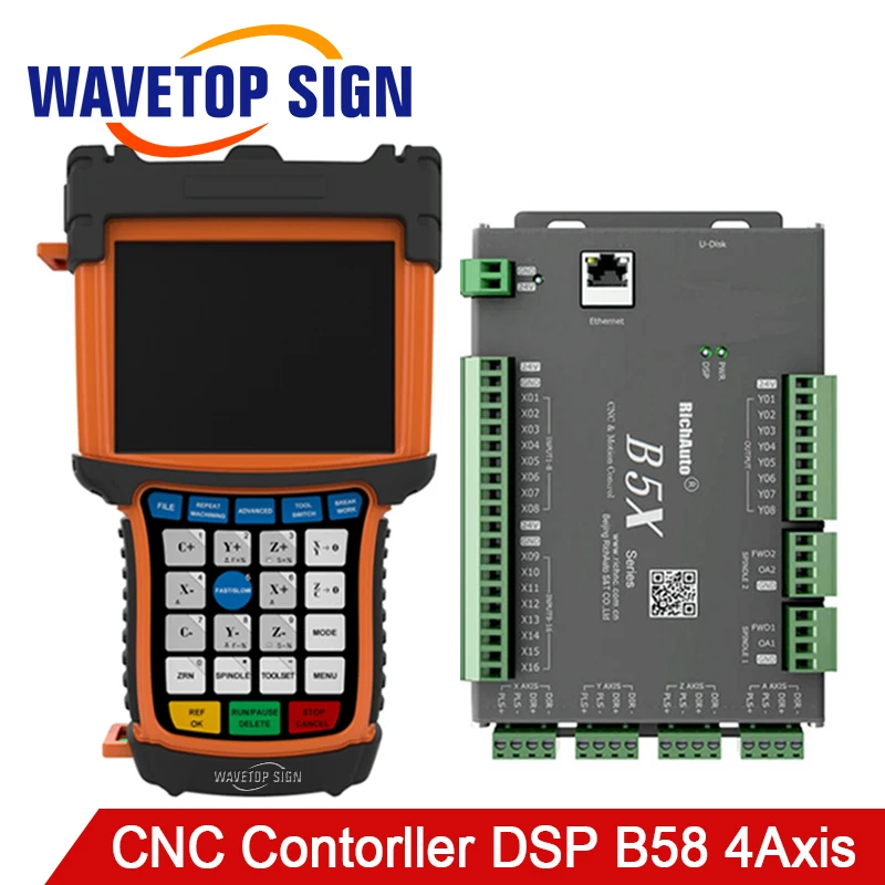 4 axis cnc dsp controller B58 support step motor DSP B58 support I/O ...