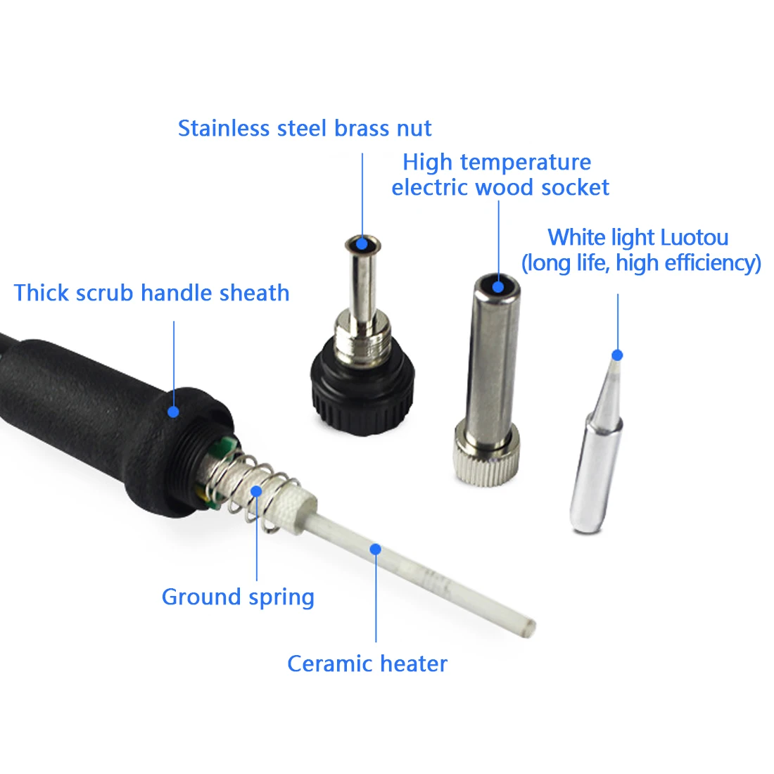 24 В 50 Вт Изолированная ручка сварочный инструмент 5 Pin Электрический ...