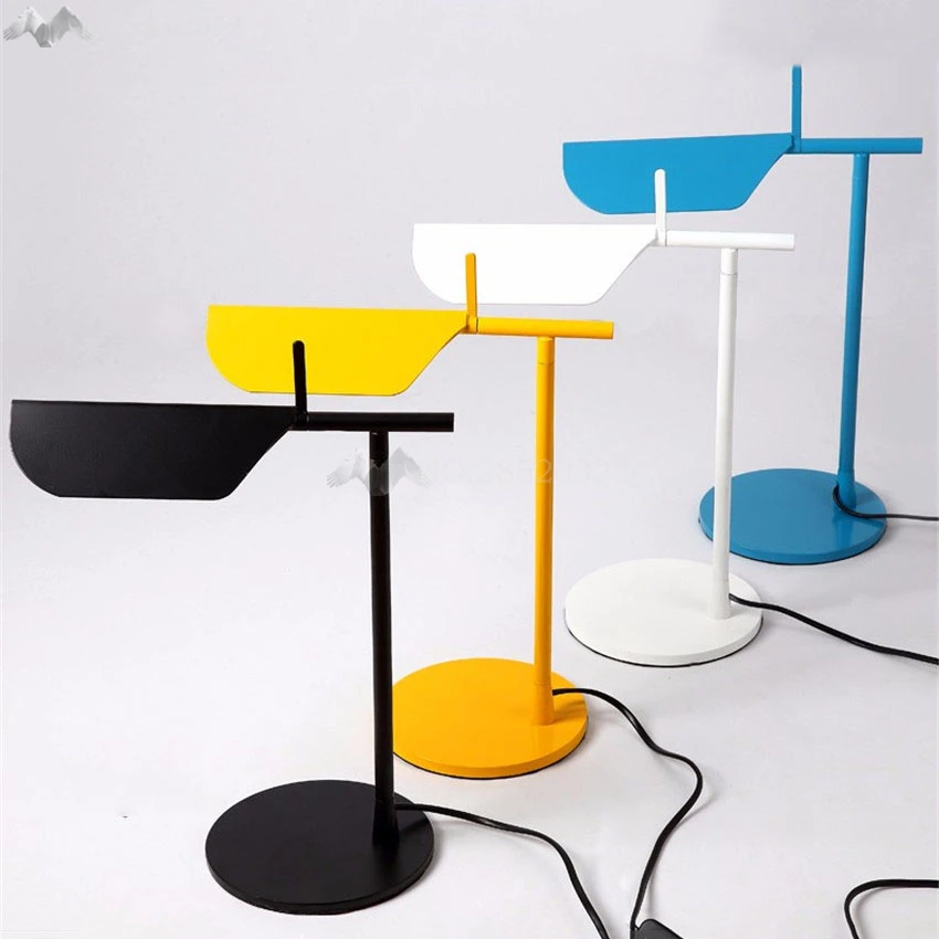 Elegant Modern Office Lamp LED Work Modern 4 Colors Desk Lamp Bedroom ...